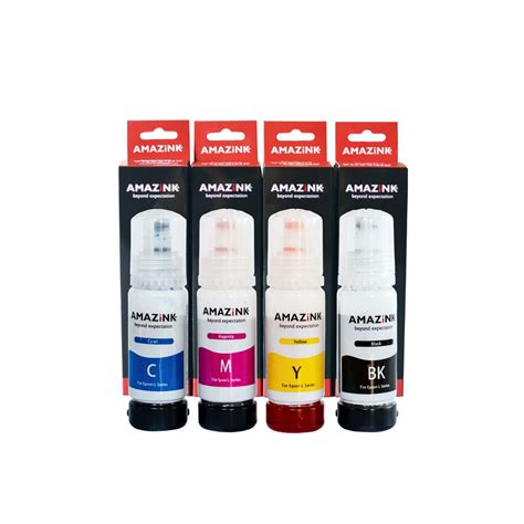 Tinta Printer Amazink Untuk Epson Set Cmyk Aston Printer