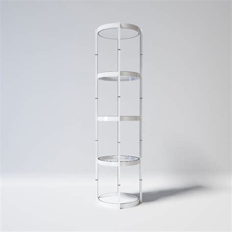 Round Portable Collapsible Display Case Recycledisplay