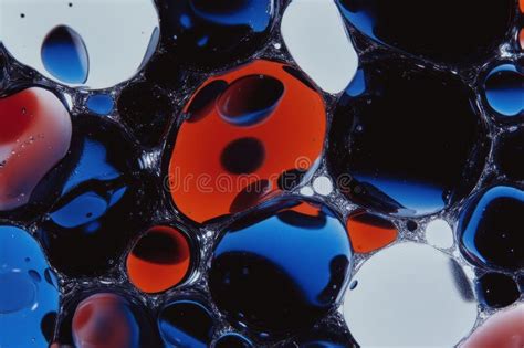 The Abstract View Of Colorful Stem Cells Under A Microscope In A Laboratory Is Shown In The