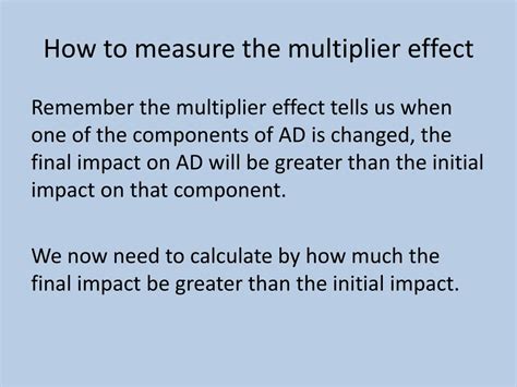 Ppt The Multiplier Effect Powerpoint Presentation Free Download Id