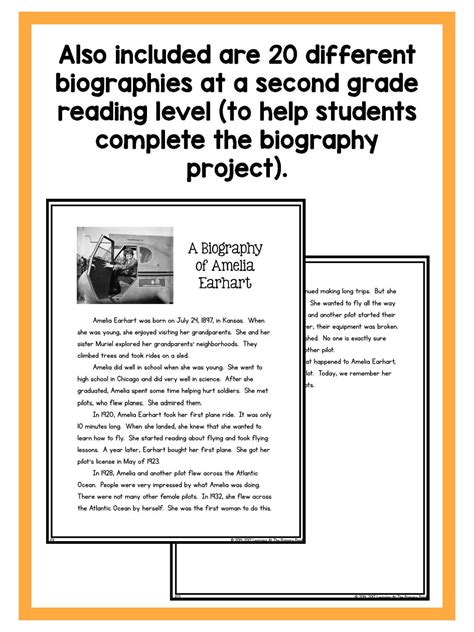 Second Grade Biography Writing And Lab Reports {2nd Grade Writing Worksh