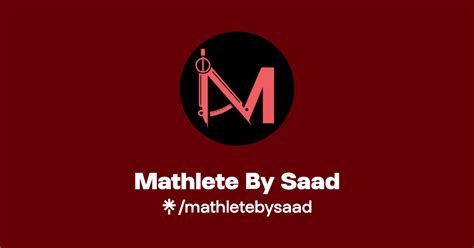 Mathlete By Saad Instagram Tiktok Linktree