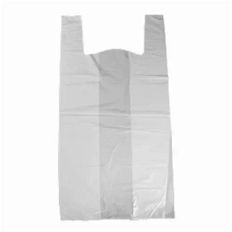 White Polythene Carry Bag 8x10 Inch Thickness 75 Microns At Rs 135