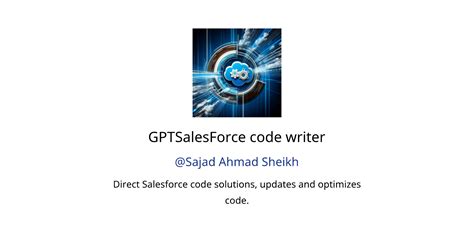 Gptsalesforce Code Writer Gpts Features And Functions Examples And Prompts Gpt Store