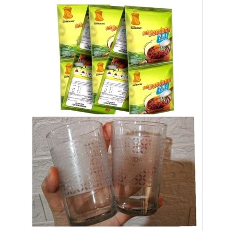Jual Teh Dandang Teh Gula 2 In 1 Teh Celup Gula Free Gelas Shopee Indonesia