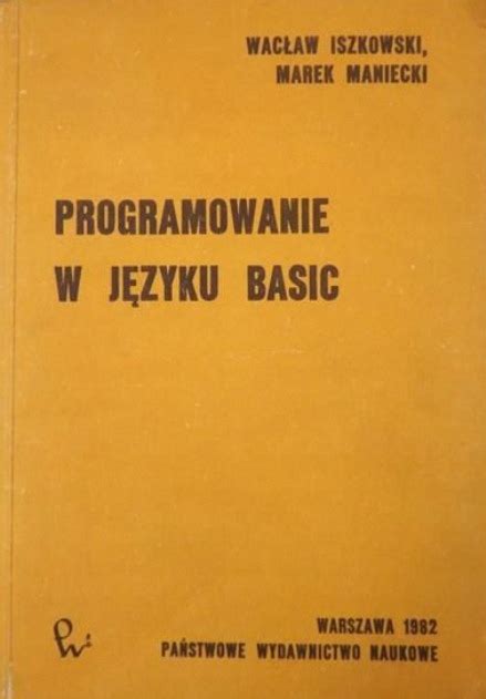 Programowanie W Języku Basic 15687449340 Książka Allegro