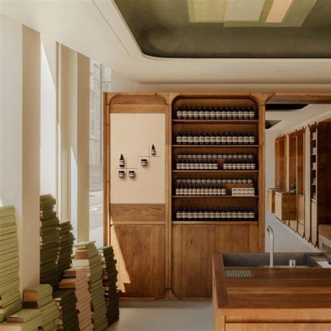 Jakob Sprenger Embellishes Aesop Store In Paris With Antique Medallions