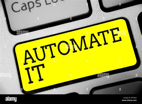Text Sign Showing Automate It Conceptual Photo Convert Process Or