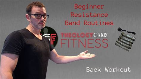 Resistance Band Beginner Back Workout Youtube