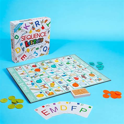 Sequence Letters Board Game Ages 4 7 Years Sensory Stand