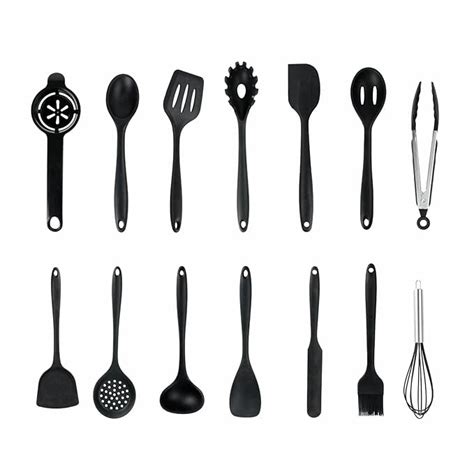 Ami Silicone Kitchen Utensil Set Without Bucket 14 Pieces Ami Polymer