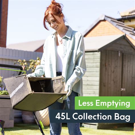 Greensweep Artificial Grass Sweeper Rake Vacuum 45l