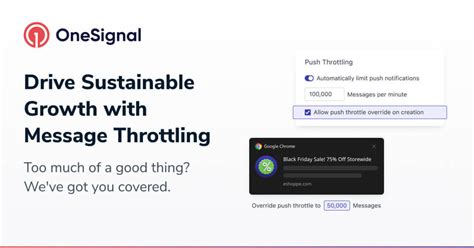 Feature Message Throttling Onesignal