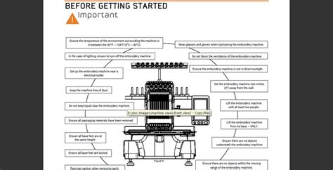 Ricoma Em 1010 Embroidery Machine Owners Manual Etsy