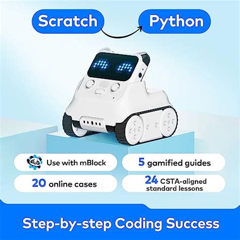 makeblock codey rocky robot toy programmable and interactive emo robot