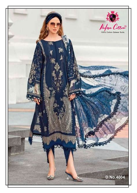 Nafisa Safina Vol 4 Cotton With Printed Summer Wear Pakistani Salwar