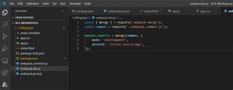 Tutorial Prepare A Web App For Azure Communication Services Node Js