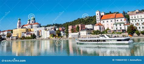 Panorama From Passau Editorial Photo 69652403