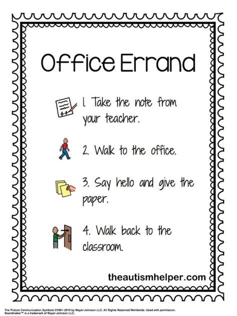 Visuals For Common Classroom Routines The Autism Helper