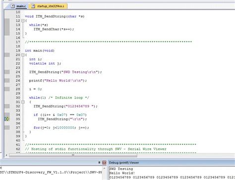 Getting Printf On Stm32f407 Discovery Board Stmicroelectronics Community