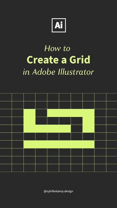 Create Grid Adobe Illustrator Tutorial Adobeillustratortutorial Youtube
