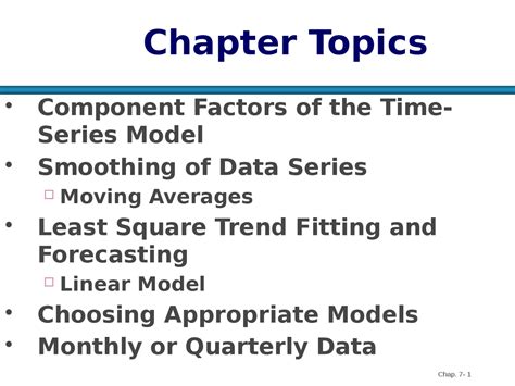 time series data analysis lecture notes statistics docsity