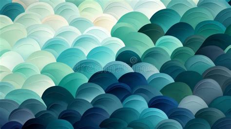 Elegant Fish Scale Design With Clean Lines And Detailed Illustration