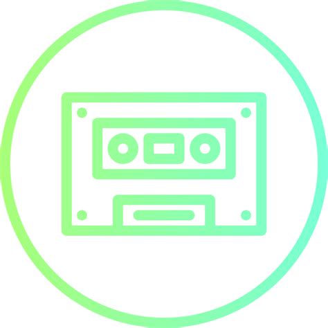 Cassette Generic Gradient Icon