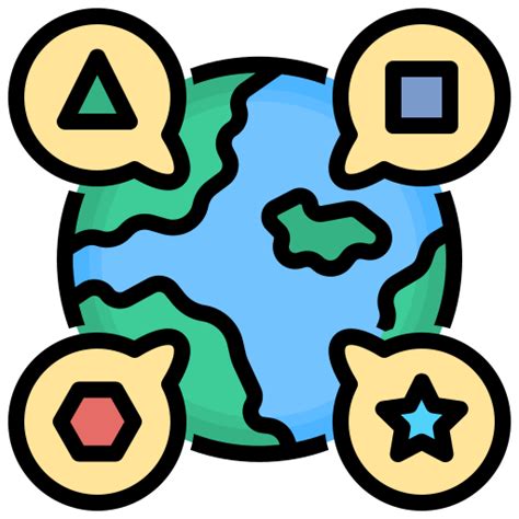 Multicultural Generic Color Lineal Color Icon