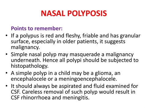 Nasal Polyps Pptx