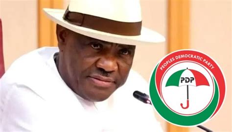 Pdp Summons Emergency Meeting Over Wike