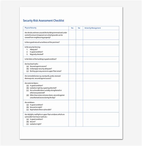 It Security Audit Checklist Template Peterainsworth