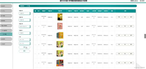基于springboot vue二手书籍交易系统的设计与实现 csdn博客