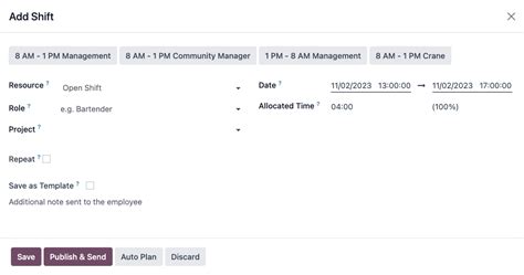 Odoo Planning Free Planning Management Software