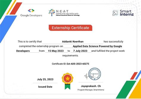 keerthan addanki on linkedin datascience smartinternz machinelearning professionalgrowth