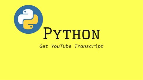 Python Extract Cc Subtitle Transcript From Youtube Video Py Code Example