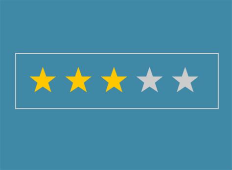 Creating A Star Rating Widget With Pure Html Css Css Script