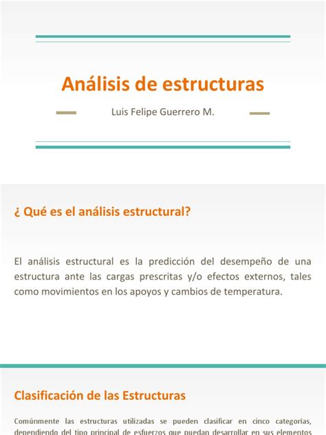 Diapositivas Clase 1 Pdf Doblar Análisis Estructural