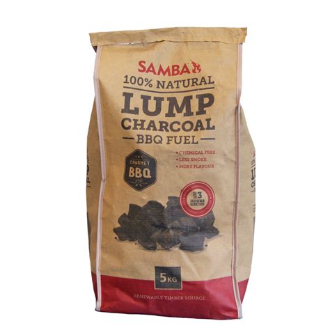 Samba 5kg Lump Charcoal Bbq Fuel Bunnings Warehouse