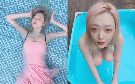 女星愛激凸不穿內衣 躺泳池曬渾圓雪乳 娛樂 Nownews今日新聞