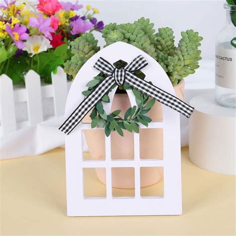 Hanzidakd Desktop Ornament Window Fence American Rural Style Artwork
