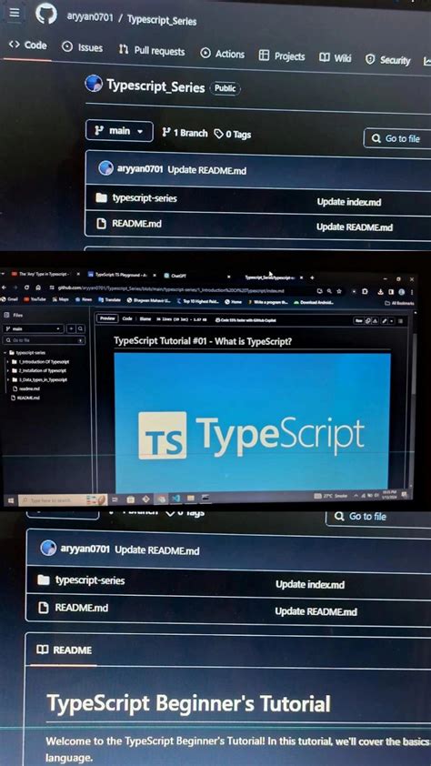 aryan kadam on linkedin start you typescript journey with me check it