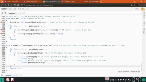 Tideman Lockpairs Locks Avoids Creating Cycles Anywhere But Final Pair Rcs50