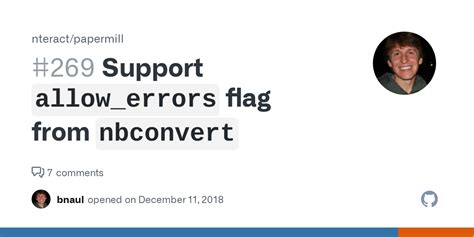 support `allow errors` flag from `nbconvert` · issue 269 · nteract
