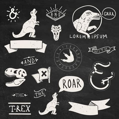 Fossils Doodle Vector Art Stock Images Depositphotos