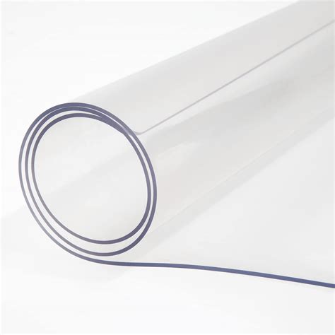 Vevor Plastic Table Cover 42 X 78 Inch 15 Mm Thick Clear Table