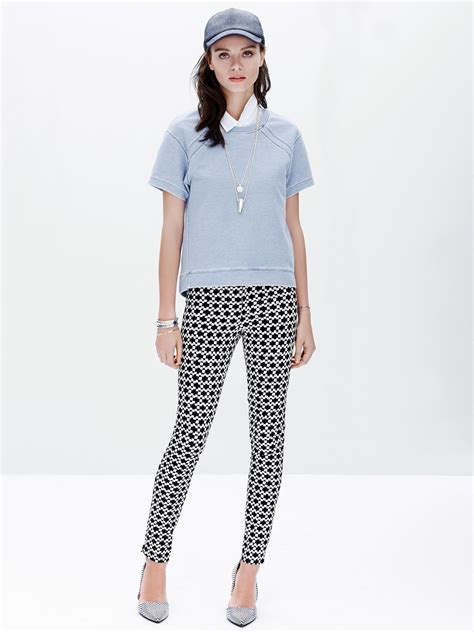 Banana Republic Sloan Fit Dot Slim Ankle Pant In Black Black Dot Lyst