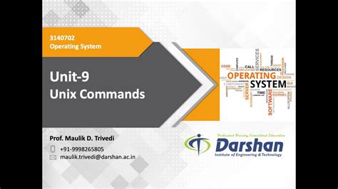 Unixlinux Commands 4 Operating System Youtube