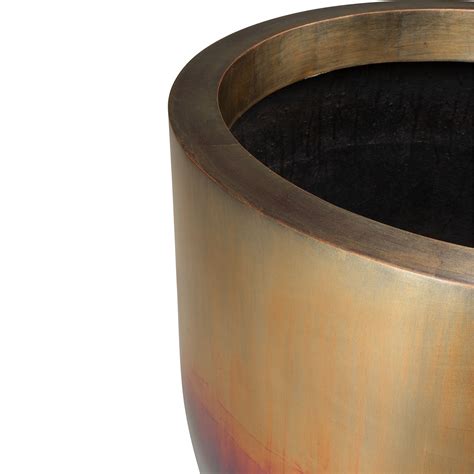 fleur ami Pandora floor planter Ø 55 cm height 50 cm oxidized