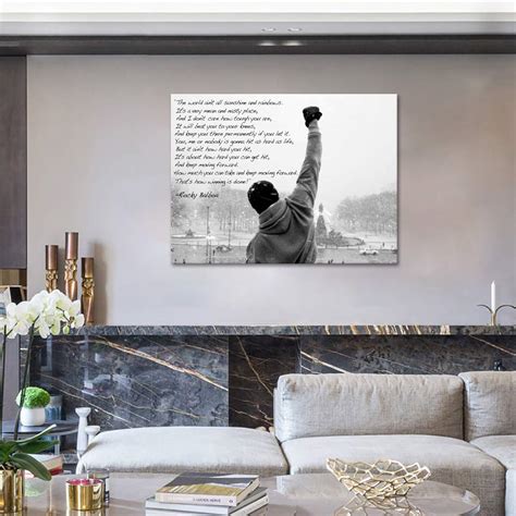 Yatsen Bridge Inspirational Wall Art Motivational Posters Rocky Balboa